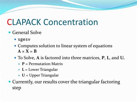 Ppt Lapack On The Nvidia G80 Processor Powerpoint Presentation Free Download Id3850429