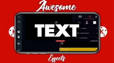 Awesome Text Effects In Kinemaster Text Animation In Kinemaster YouTube