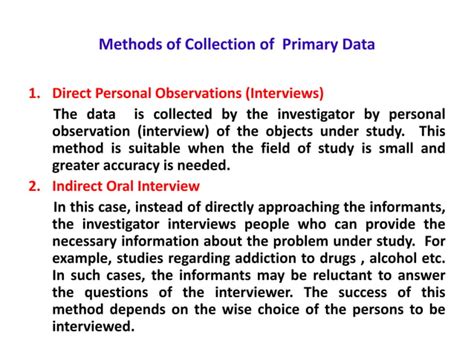 Biostatistics Collection Of Data And Sampling Techniques Smgpptx Science