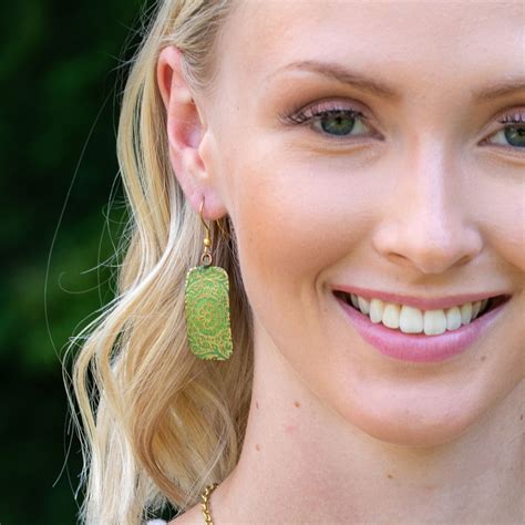 Brass Patina Earrings Prepack 12 Pairs And Display Anju Jewelry