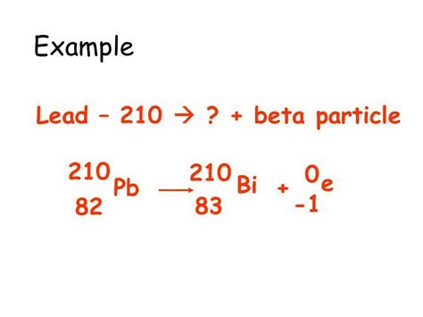 Beta Decay Equation Beta Decay Equation