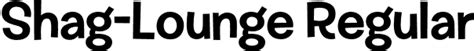 Download Free Shag Lounge Regular Font Shag Lounge Otf