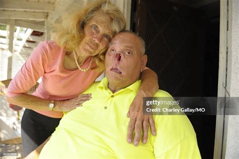 Ladonna Davis And St James Davis At Their Home On July 29 2008 In