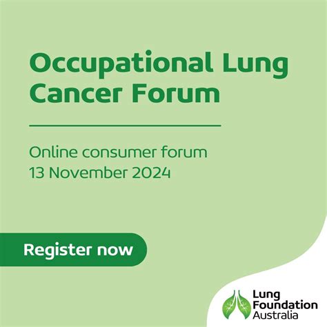 Lung Foundation Australia Is Delighted To Be Hosting The Second Occupational Lung Disease