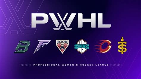 Pwhl Reveals New Team Names And Logos Ahead Of Second Season