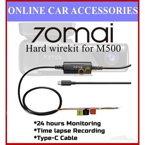 70mai Hard Wirekit For M500 Type C Wire Kit Up03 Shopee Malaysia