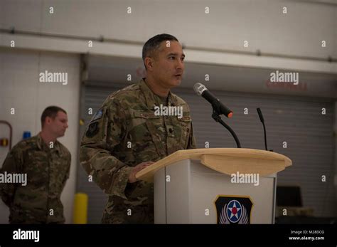 Lt Col Michael Campos 27th Special Operations Maintenance Squadron Commander Talks To An
