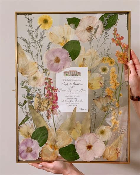 How To Press And Preserve Wedding Bouquet