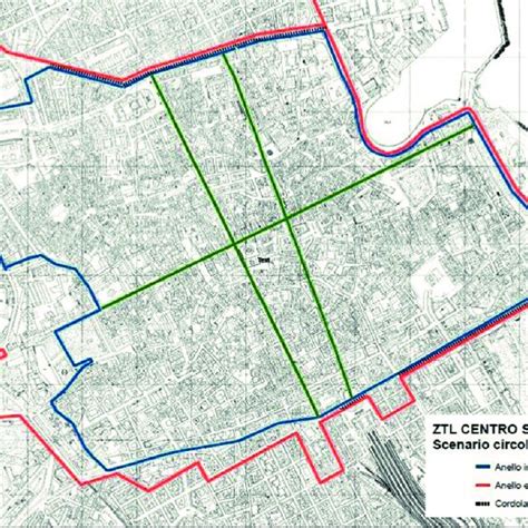 The Limited Traffic Zone Ztl In The City Center Of Palermo And The