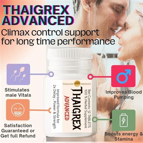 Thaigrex Force Thaigrexforce Eractile Dysfuction 12ct Sex Supplement