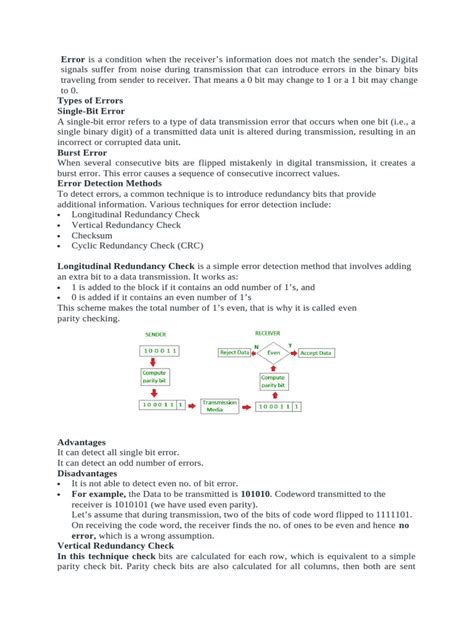 error detection and correction pdf error detection and correction computer science