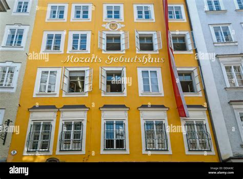 Mozarts Birthplace Salzburg Austria