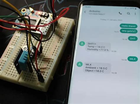 SIM800L Request Sensor Values To Be Sent Via SMS To You Arduino