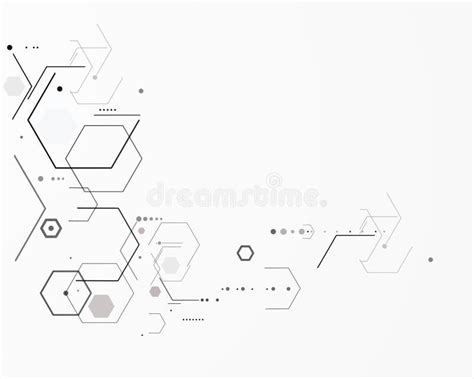 Abstract Particles Connection Stock Vector Illustration Of Line Futuristic 134663694