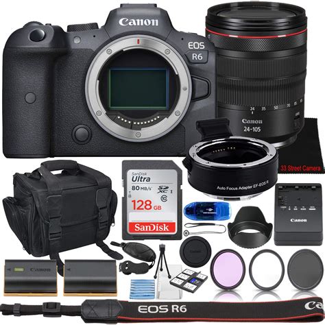 Buy Canon Eos R Mirrorless Digital Camera With Rf Mm F L Usm Lens Bundle Eos R Adapter