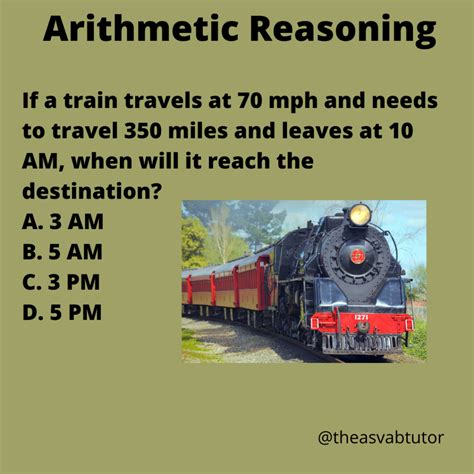 The Asvab Tutor Presents Question On Distance And Rate The Asvab Tutor