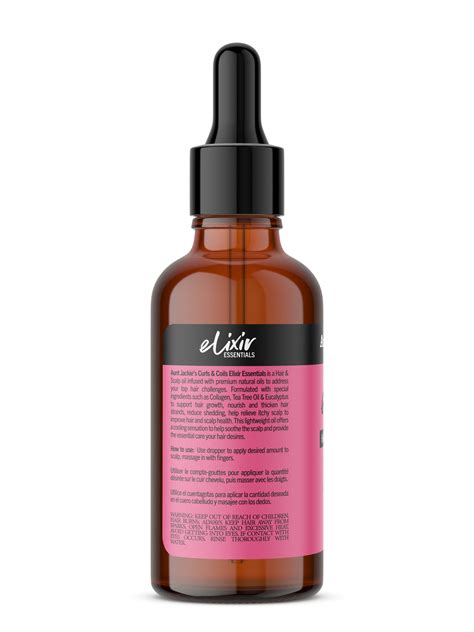 Elixir Essentials Collagen And Tea Tree Hair And Scalp Oil Aunt Jackies
