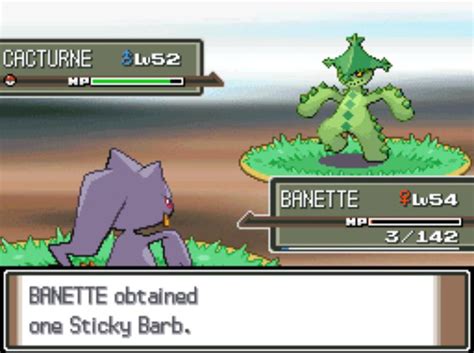 How To Get Sticky Barbs In Pokémon Platinum Guide Strats