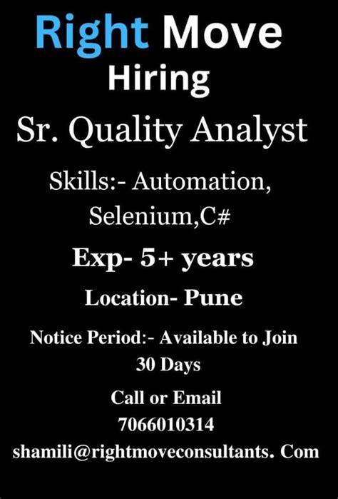 Shamili P On Linkedin Automation Selenium Csharp Hiring Rightmove