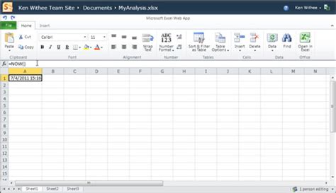Advanced Features Of The Excel Web App Dummies