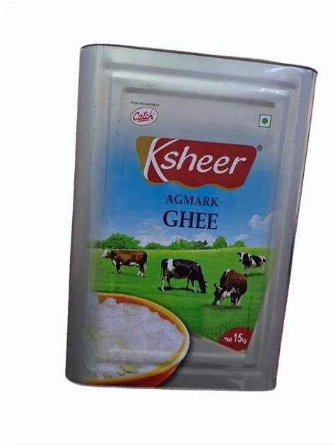 Rectangular Empty Tin 15 Kg Ghee Container For Packaging At Rs 124 Piece In Bharatpur