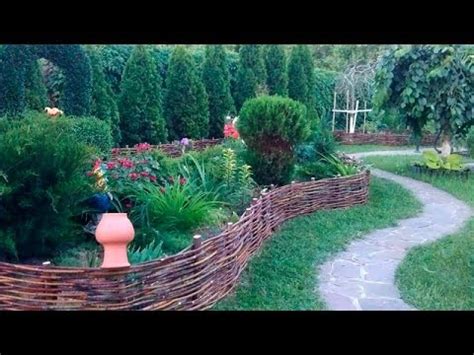 Забор плетеный - YouTube