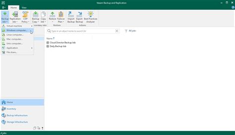 Veeam Agent Backupジョブの作成 Quick Start Guide for Microsoft Hyper V