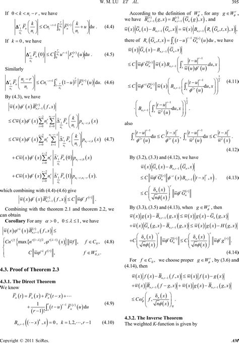 Pointwise Approximation Theorems For Combinations Of Bernstein