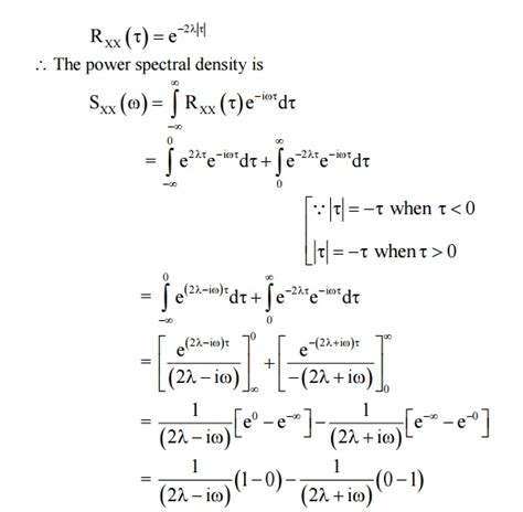 Linear System With Random Inputs
