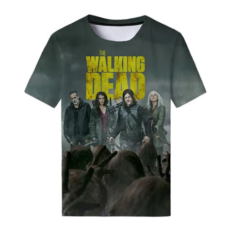 The Walking Dead T Shirts Horror 3d Printed Streetwear Men Women