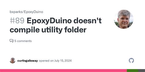 epoxyduino doesn t compile utility folder · issue 89 · bxparks
