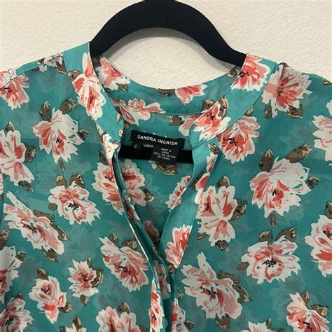 Sandra Ingrish Tops Sandra Ingrish Sheer Tunic Top Poshmark