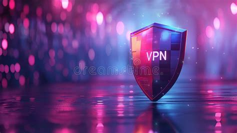 Secure Your Internet Connection With Advanced Online Protection Featuring A Vibrant Shield