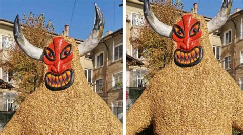 Разкрит е ВИНОВНИКЪТ за поставянето на дяволския кукер до църквата