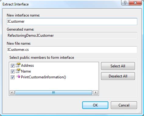 Refactoring In Visual Studio CodeProject