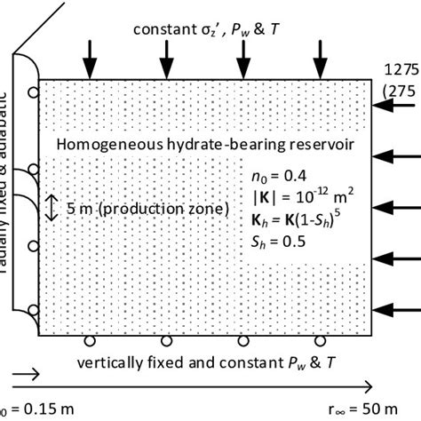 Model Geometry And Initial Conditions Download Scientific Diagram