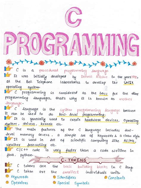 c programming and data structures notes sample compressed pdf