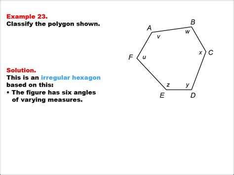 math example polygons polygon classification example 23 media4math