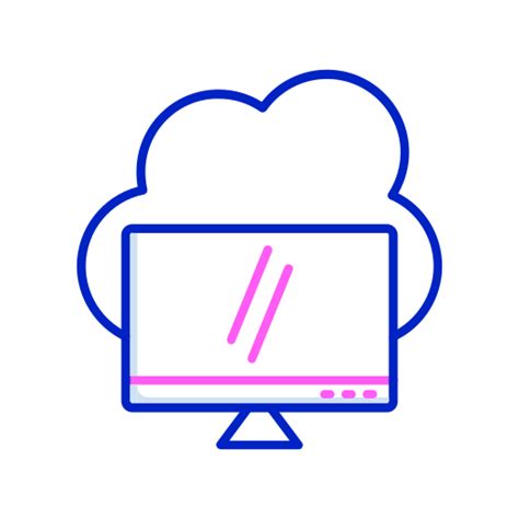 Cloud Computing Generic Color Lineal Color Icon