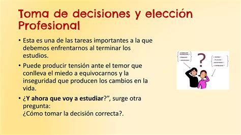 La Toma De Decisiones En Mi Futuro Vocacional Y Profesional Pdf