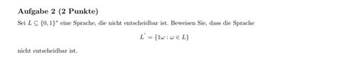 solved let l c 0 1 be a language that is not decidable