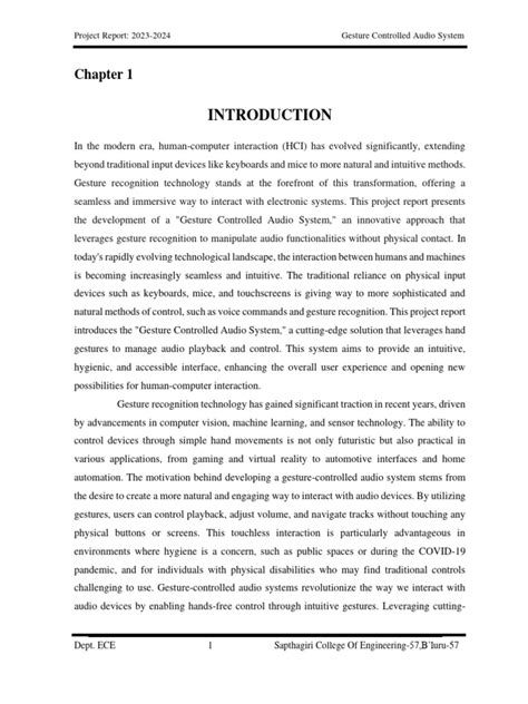 Project Report Pdf Arduino Embedded System
