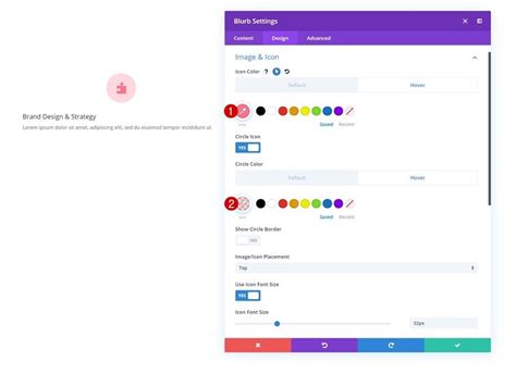 Creative Interactive Blurb Modules Using Divis Transform And Hover