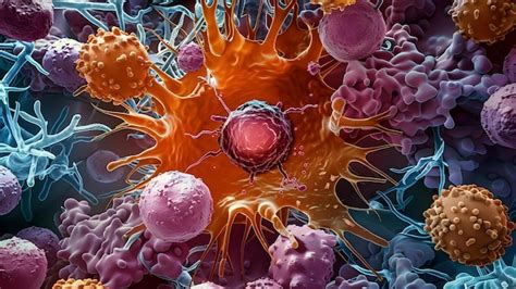 Premium Photo Microscopic Image One Exhausted Cell Shrinking