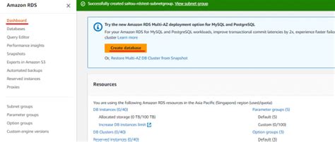 Amazon Rdsのdbインスタンスクラスを変更してみる 協栄情報ブログ