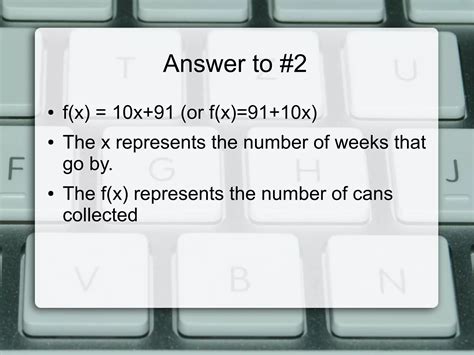 Function Word Problems Odp