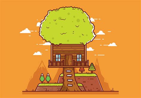 Free Treehouse Vector Download Free Vector Art Stock Graphics Images