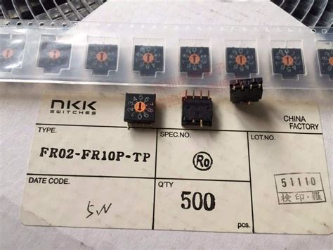 original 100 rotary coding switch 0 9 10 bit digit rotary switch fr02