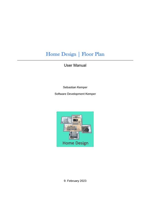 Usermanualhomedesign Pdf Computer File Menu Computing