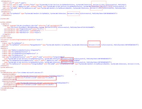 C Webconfig Versions For Net Framework 461 Stack Overflow